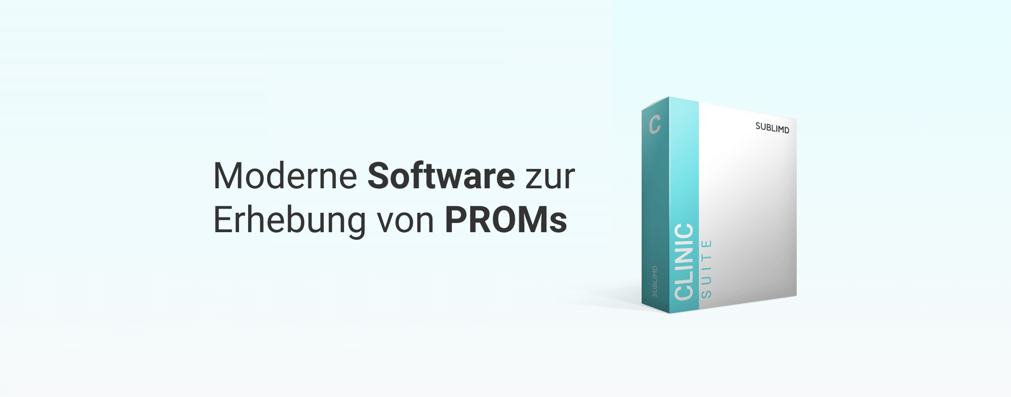 Software für PROMs - sublimd - Digital Health Software